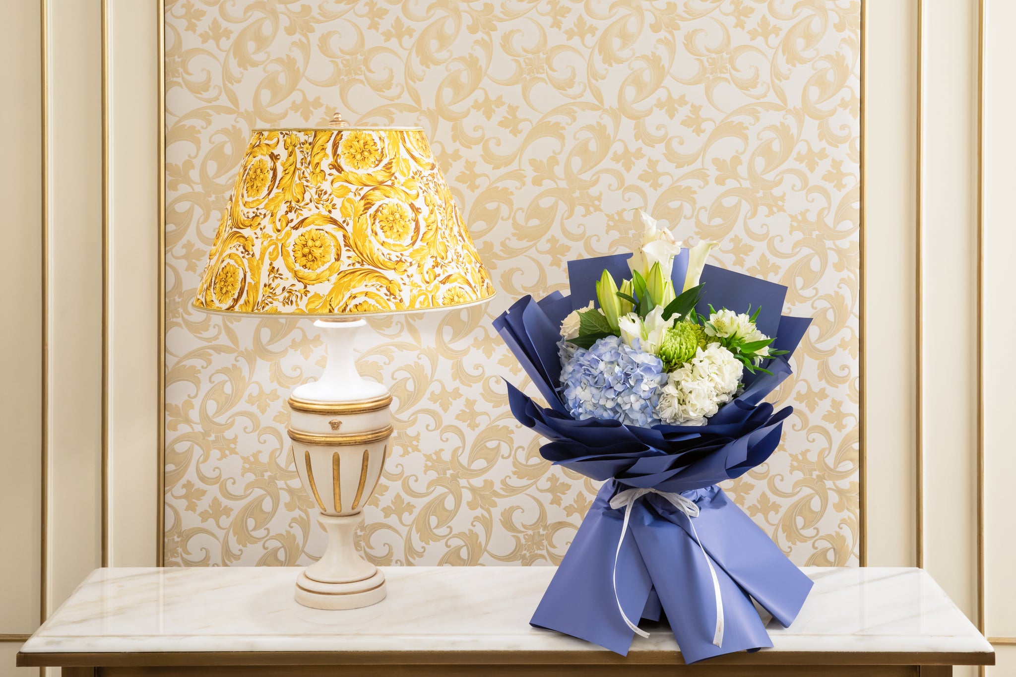 Versace Gift Box & Artistic Flowers | Palazzo Versace Dubai